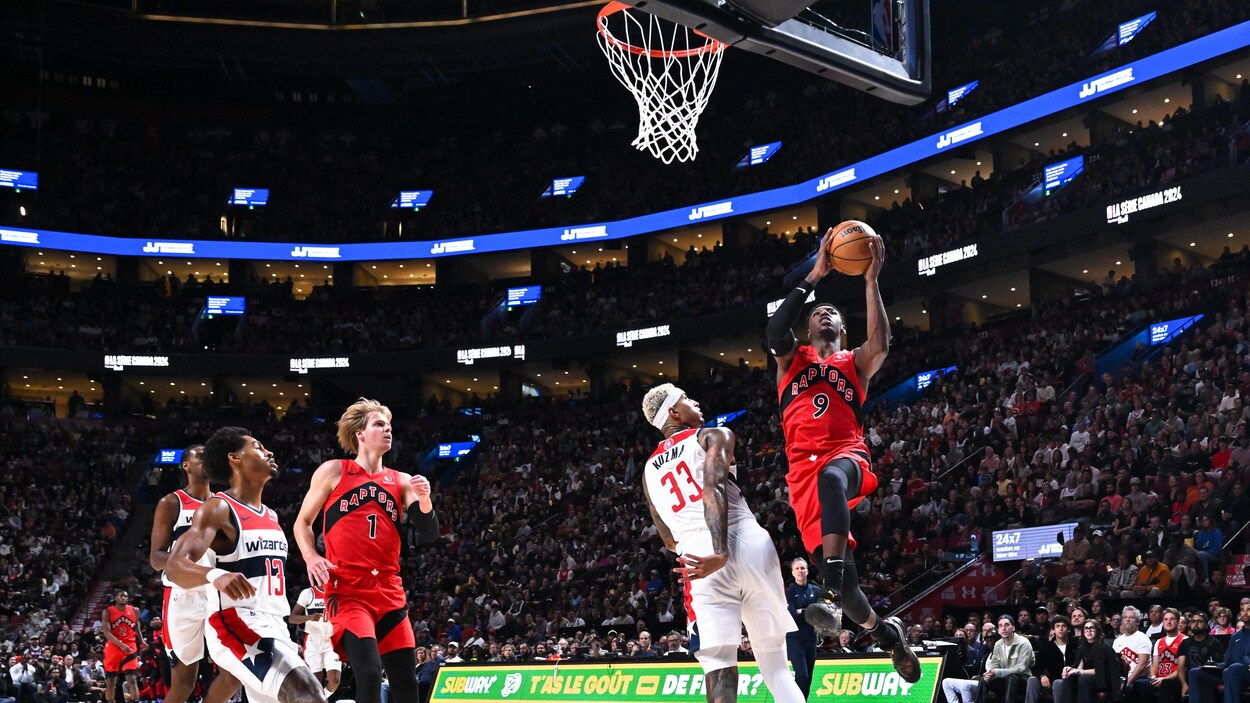 Le Centre Bell est basketball, le temps d’une soirée | Radio-Canada