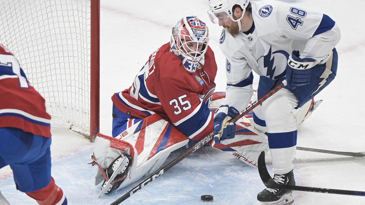 L’étonnante progression de Samuel Montembeault | Radio-Canada