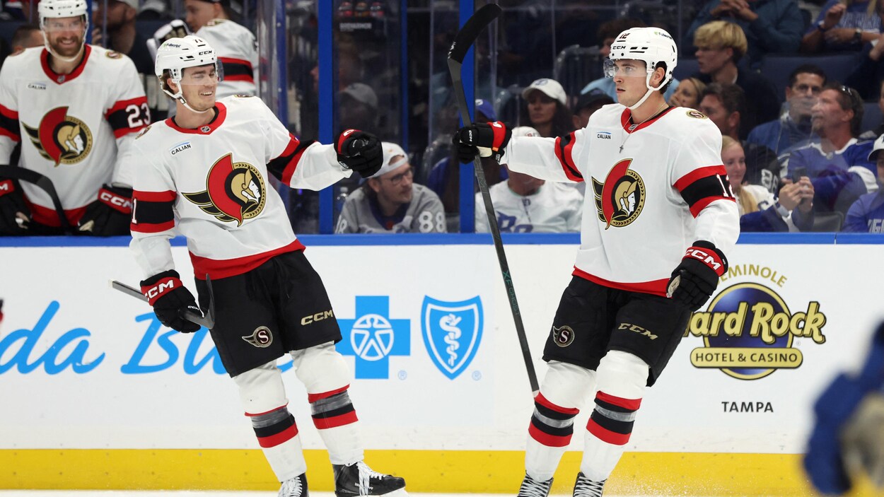 Shane Pinto mène les Sénateurs vers une victoire contre le Lightning ...