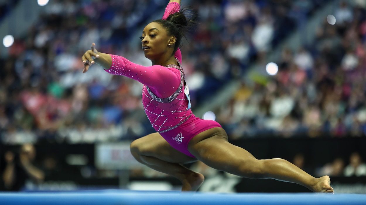 Simone Biles en grande forme à moins de 100 jours des JO | Radio-Canada
