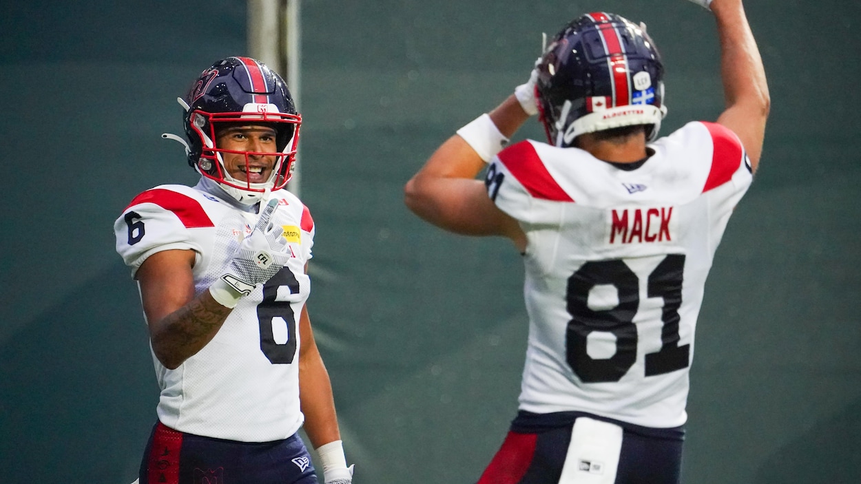 Tyson Philpot et les Alouettes s’éclatent en Saskatchewan | Radio-Canada