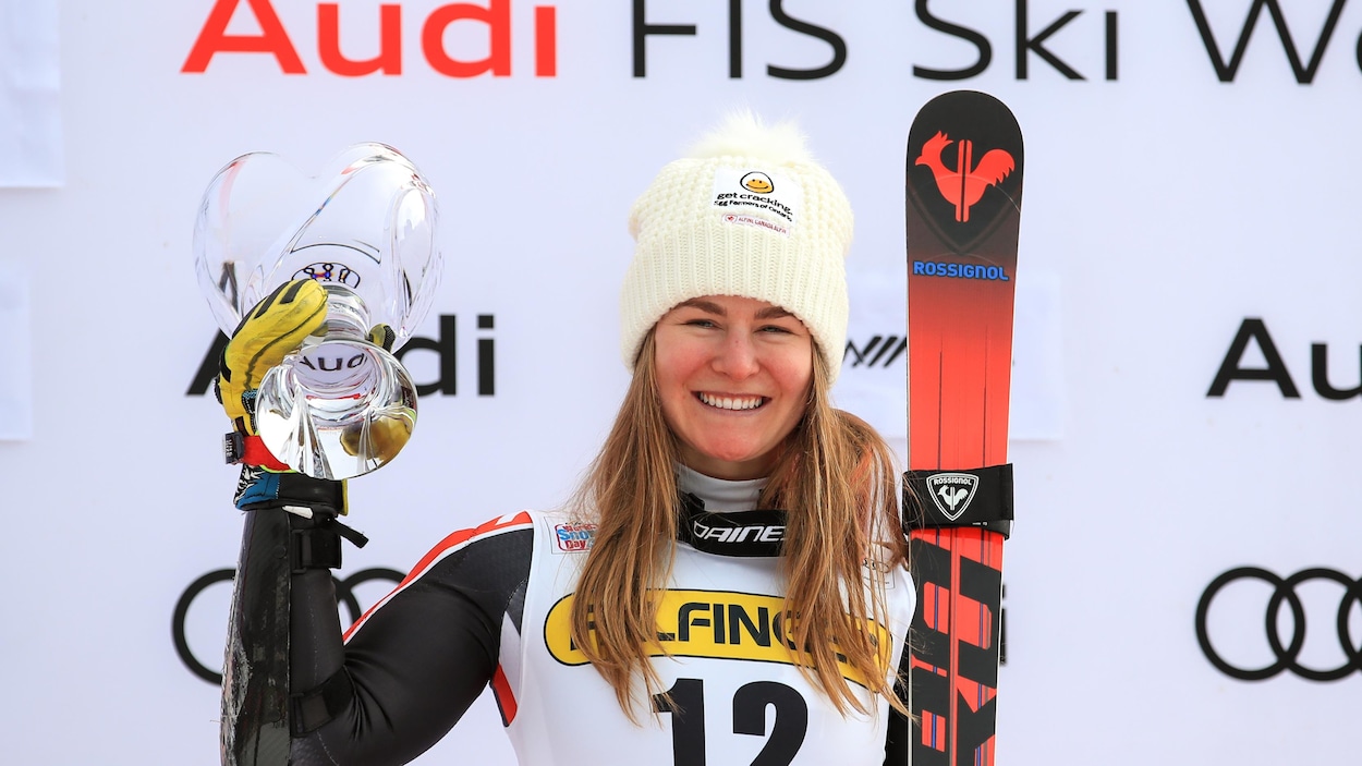 Première victoire en Coupe du monde de Valérie Grenier : des parents ...