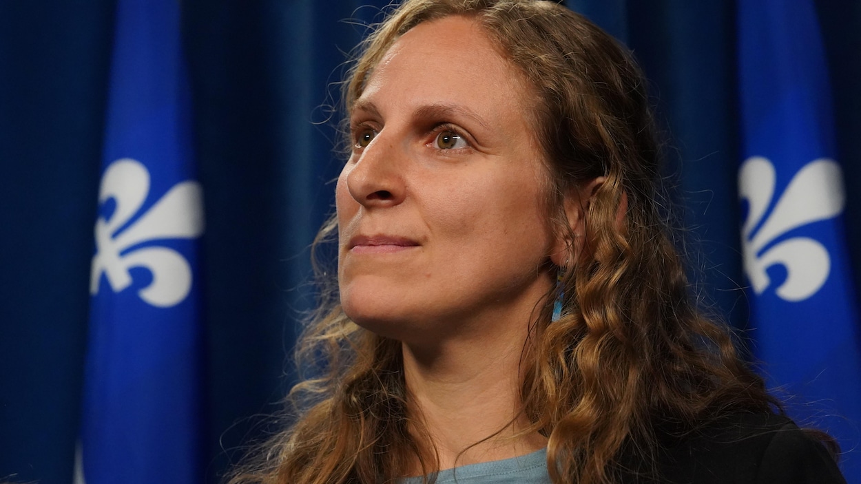 La députée solidaire de Sherbrooke, Christine Labrie, ne se ...