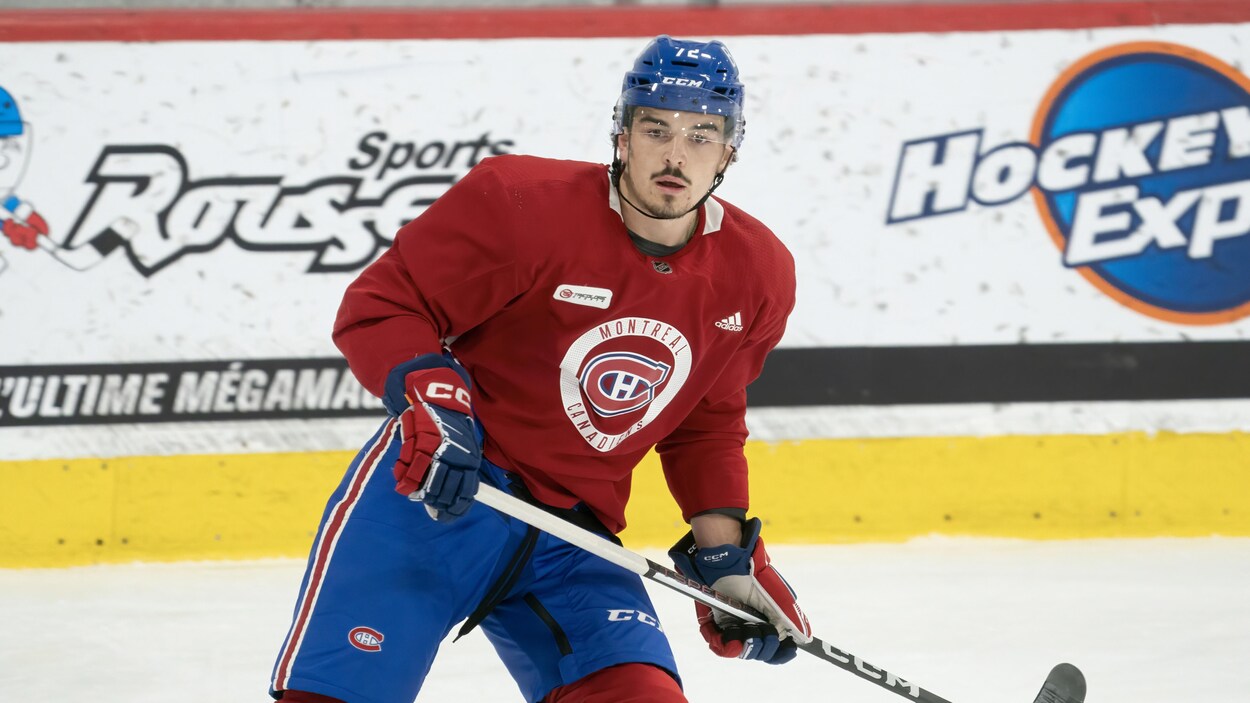 Arber Xhekaj en action contre les Sénateurs | Radio-Canada