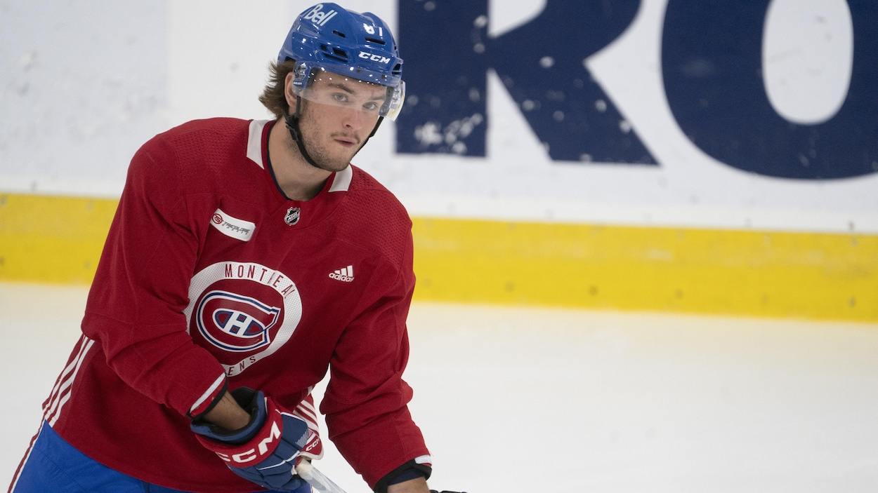 Joshua Roy joue son premier match avec le Canadien samedi | Radio-Canada