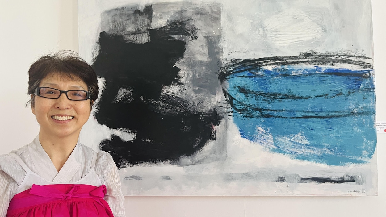 La douce dualité de l’artiste Yong Sook Kim-Lambert | Radio-Canada