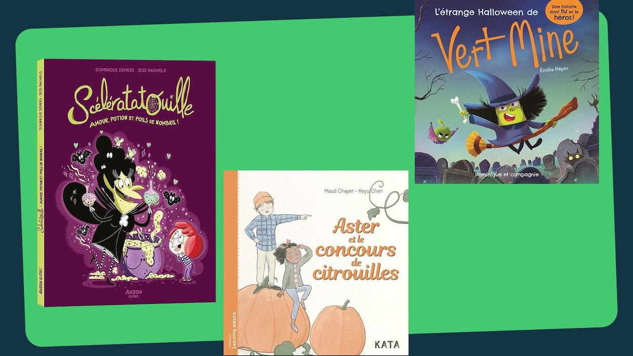 Cinq albums « halloweenesques » et une chasse aux bonbons à la maison