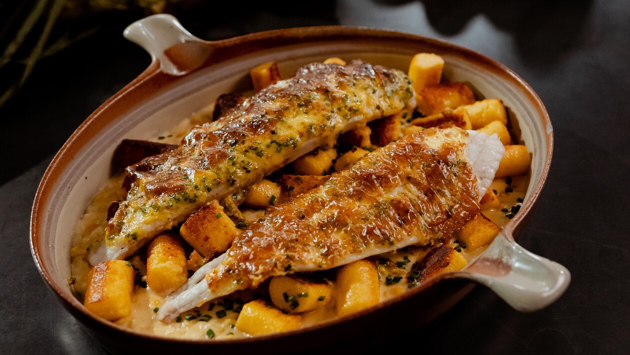 Filets de plie en croûte de caméline | 5 chefs dans ma cuisine