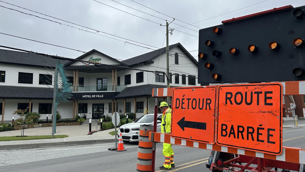C'est parti pour trois mois de travaux sur la route 147 à Compton | Le ...