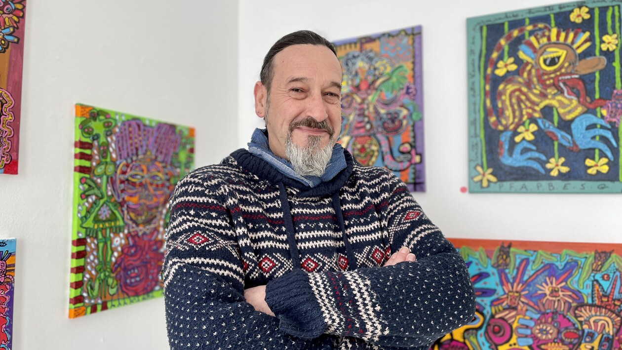 Les toiles de Seream à La Maison des artistes visuels francophones | Le ...