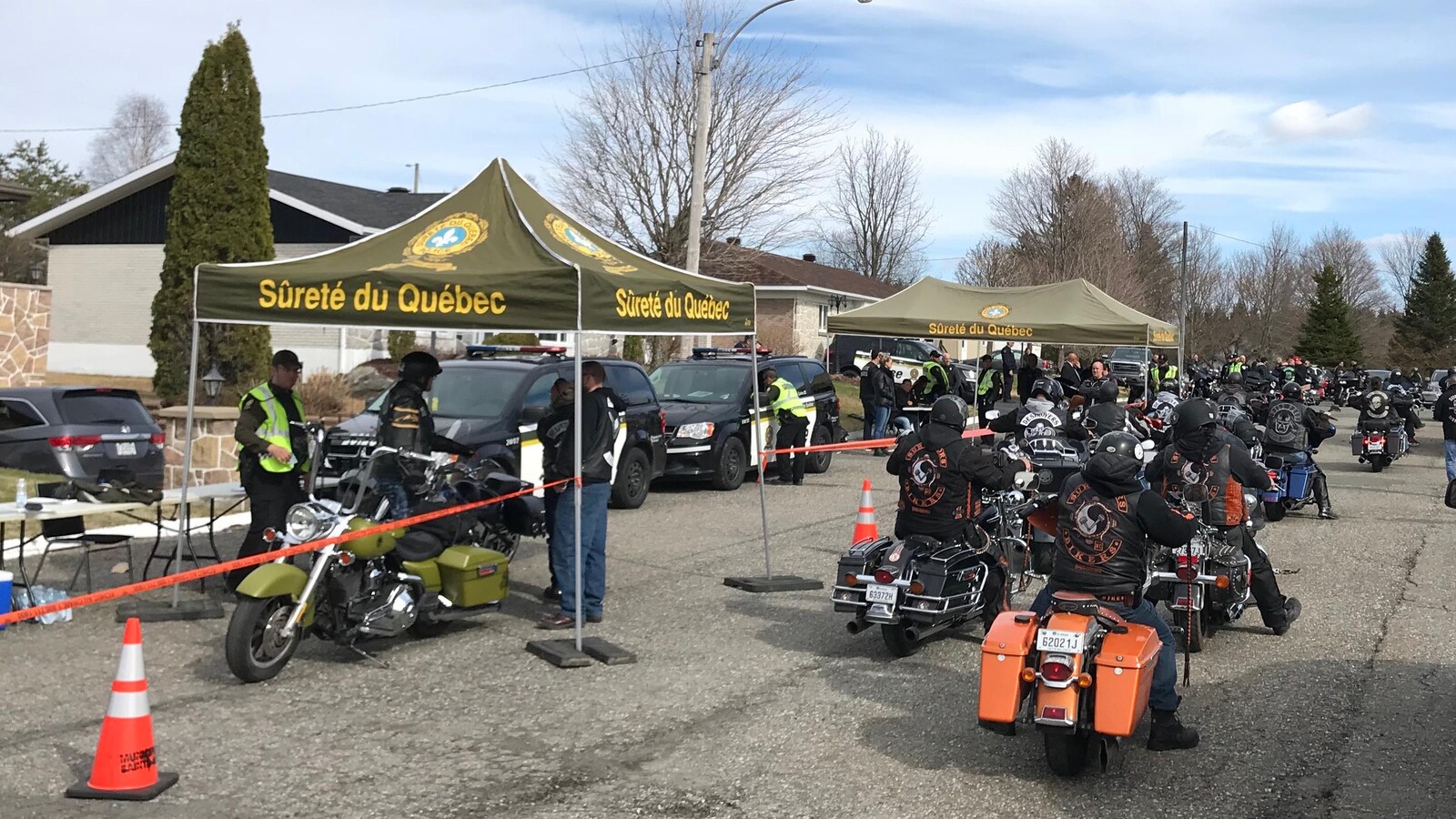 Un rassemblement des Hells Angels sous surveillance policière en Beauce ...