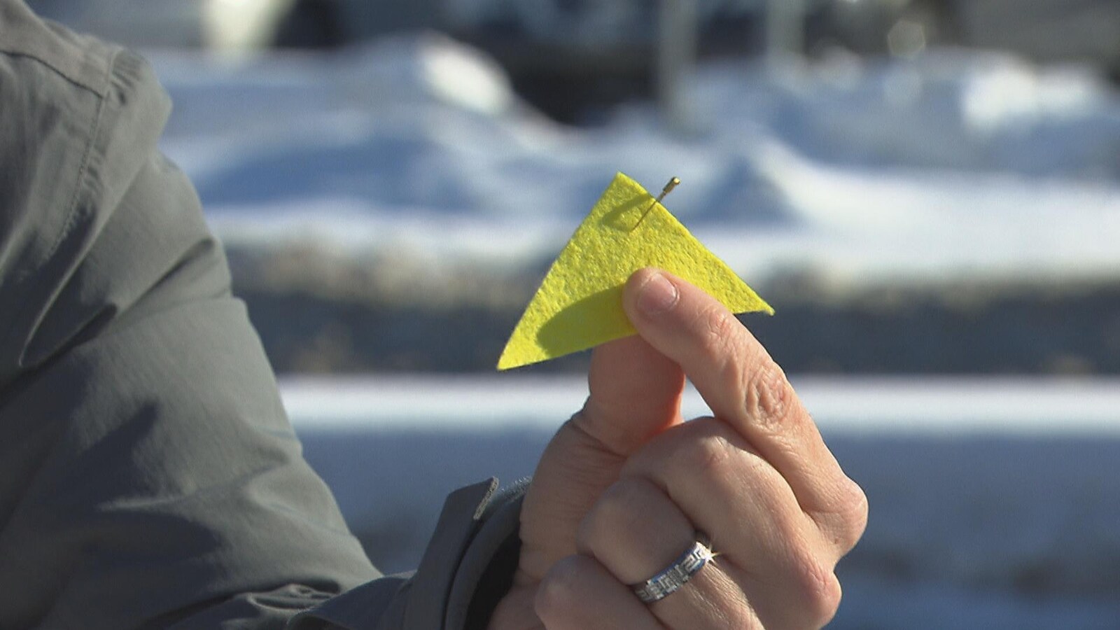 Le triangle jaune contre Vision zéro fait son apparition à Trois ...
