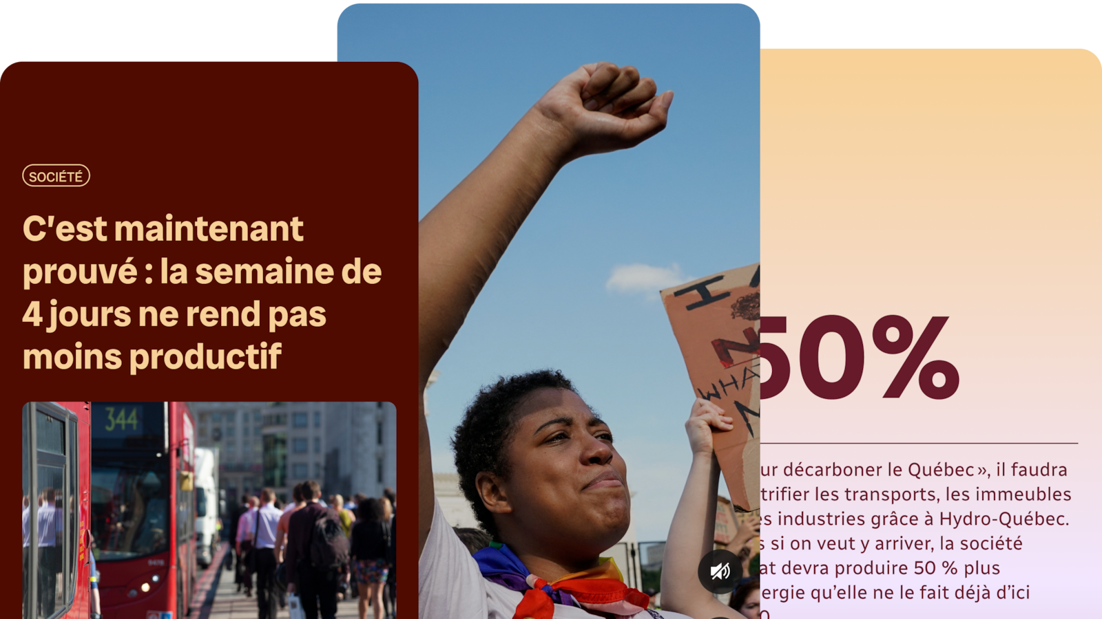 En bref, une nouveauté dans l’appli Radio-Canada Info