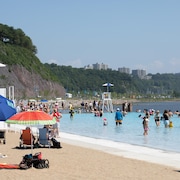 La plage de la promenade Samuel-De Champlain inaugurée | Radio-Canada