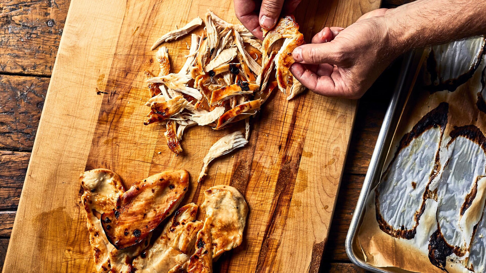 Poulet effiloché rapide | Mordu