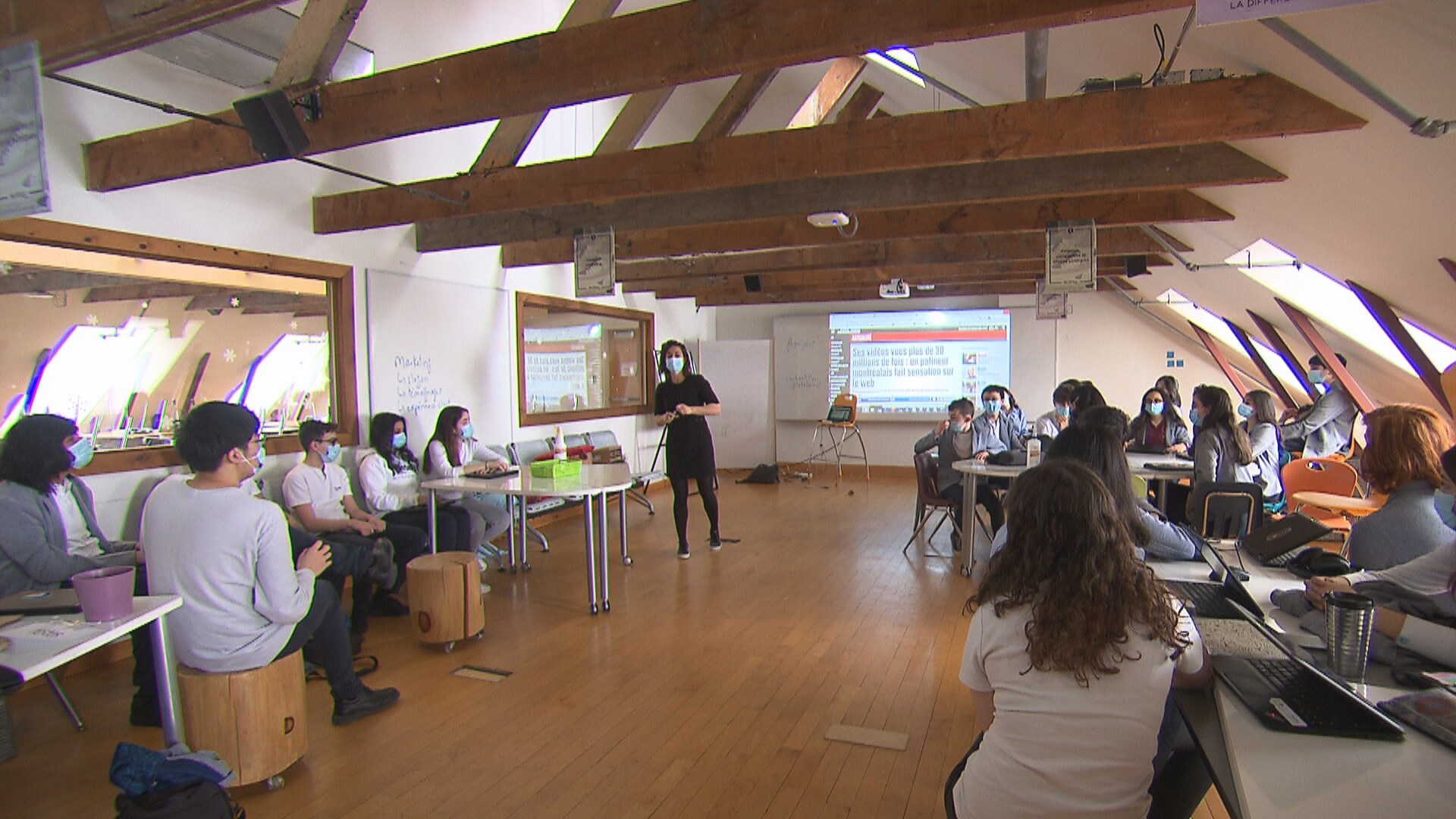 Encore à l'école, mais déjà entrepreneurs écologiques