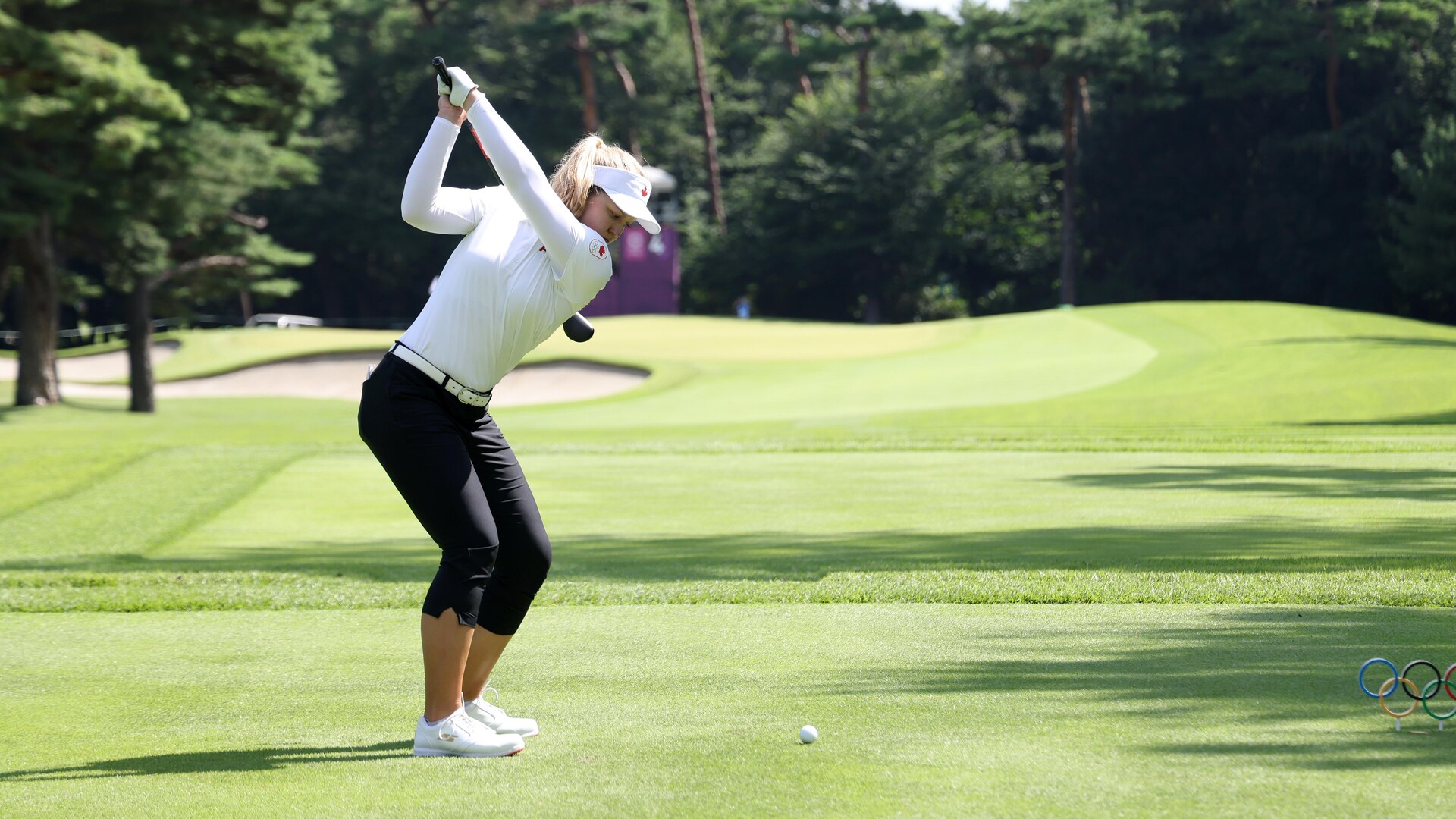 TEST -- Brooke Henderson et Alena Sharp 47e après la première ronde ...