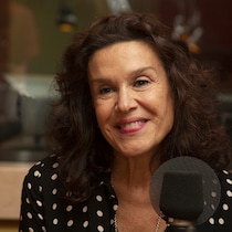 Sophie Faucher au studio 25 de Radio-Canada, à Montréal, le 10 octobre ...
