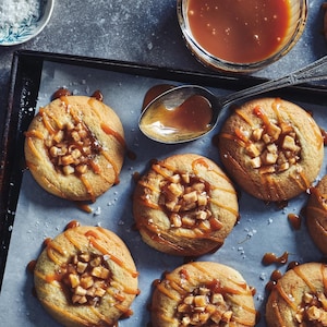 Biscuits aux pommes et au caramel | Mordu