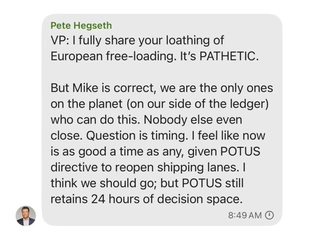 Une capture d'écran de l'application Signal.