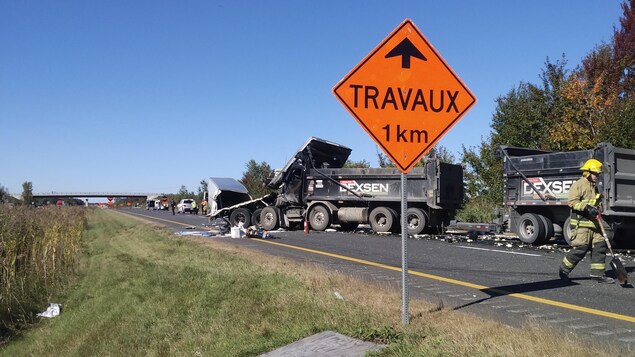 L’autoroute 10 ouest est rouverte dans le secteur de Saint-Alphonse-de ...