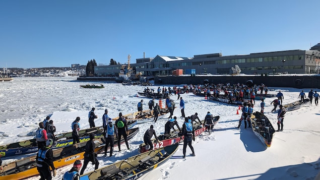 Contre glaces et marées, les canotiers à l’assaut du Saint-Laurent ...