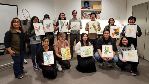 Ibong Adarna workshop kasama si Filipino Canadian artist Esmie Gayo ...