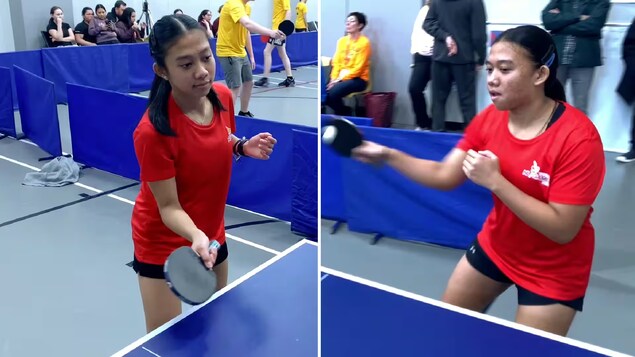 Magkapatid na Filipina Canadian lalaban sa N.L. Winter Games sa table ...