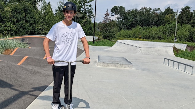 Jérémy Pagé, champion national de trottinette à 16 ans | Radio-Canada