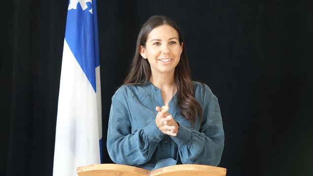 La candidate bloquiste Kristina Michaud veut s'attaquer à la pénurie de ...