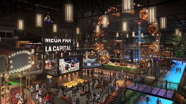 52 M$ pour le nouveau Méga Parc des Galeries de la Capitale | Radio-Canada