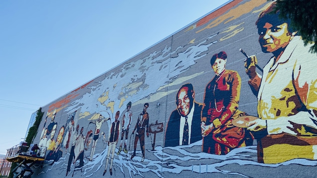 Une murale en hommage aux Afro-Québécois au parc Karim-Ouellet | Radio ...