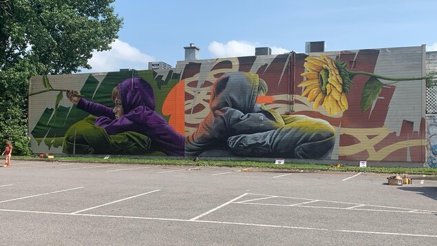 Une nouvelle murale dans Limoilou | Radio-Canada.ca