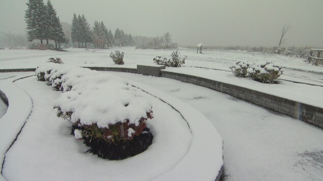 De premières neiges d’automne en Atlantique | Radio-Canada