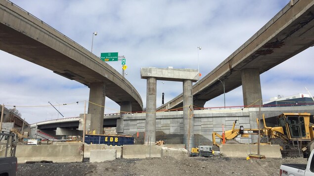 Le nouvel échangeur Turcot complété à plus de 40 % | Radio-Canada