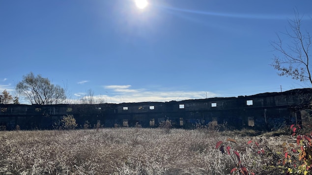 Les ruines de la patinoire centenaire Sunny Brae, à Moncton, pourraient ...