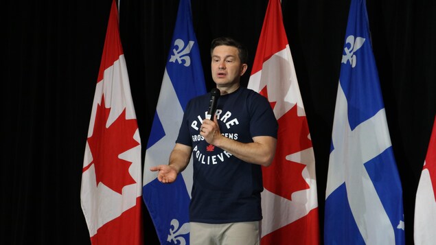 Pierre Poilievre courtise Rivière-du-Loup | Radio-Canada
