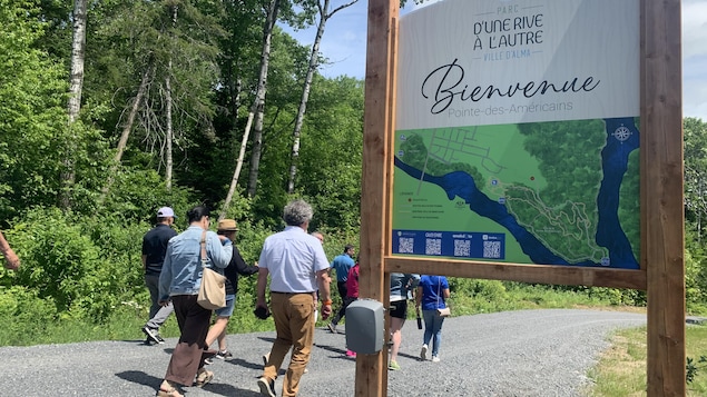 Le nouveau sentier multifonctionnel de la Pointe-des-Américains à Alma ...