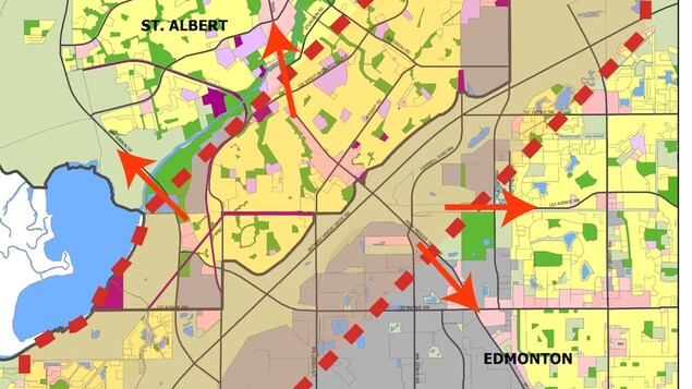 Edmonton et Saint-Albert veulent mieux développer leur frontière ...