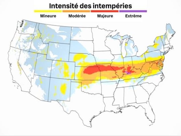 L’est des États-Unis paralysé par une tempête majeure | En bref | Radio ...