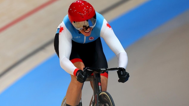 La Canadienne Kelsey Mitchell atteint les 8es de finale du sprint ...