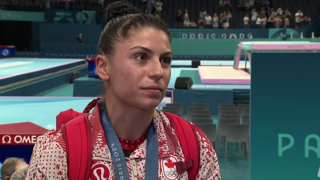 Sophiane Méthot remporte la médaille de bronze au trampoline | Radio-Canada
