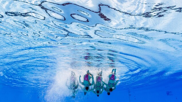 Le Canada 7e en nage synchro par équipe aux mondiaux FINA | Radio-Canada