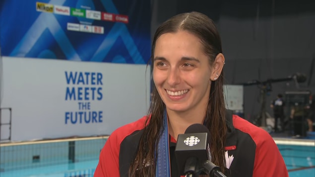 Pamela Ware en bronze au 3 m aux mondiaux | Radio-Canada