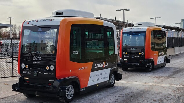 Des navettes autonomes en déplacement à Ottawa | Radio-Canada