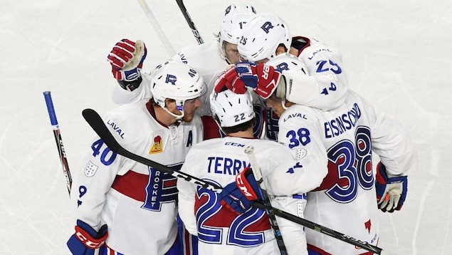 Le Rocket remporte son tout premier match à Laval | Radio-Canada