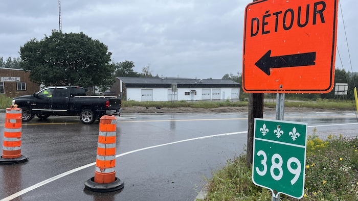Le nouveau tronçon de la route 389 est ouvert | Radio-Canada