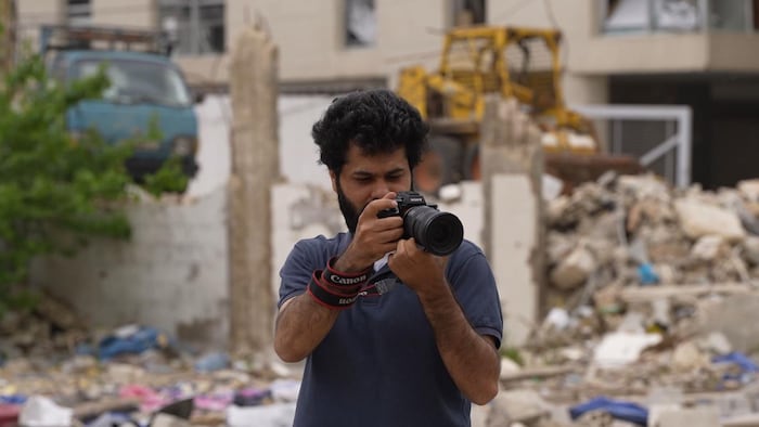 « Les journalistes sont des cibles » : 46 jours à photographier sous ...