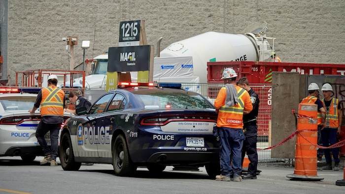 Un travailleur meurt sur un chantier de construction au centre-ville de ...