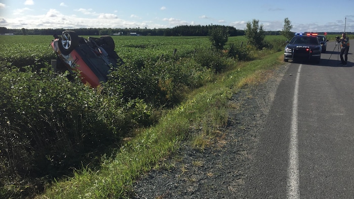 Délit de fuite mortel à Saint-Samuel | Radio-Canada